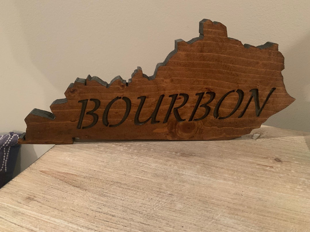 Kentucky State Bourbon Sign - Etsy