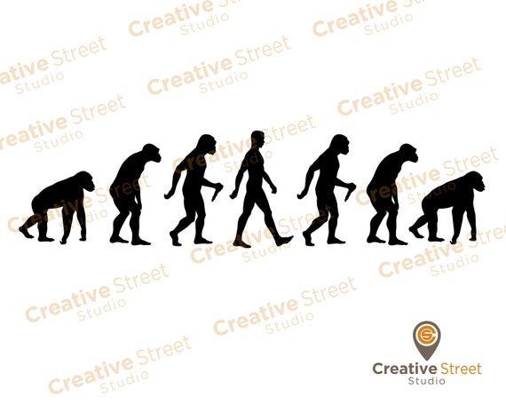 Circle of Evolution SVG & PNG Clipart instant Download | Etsy