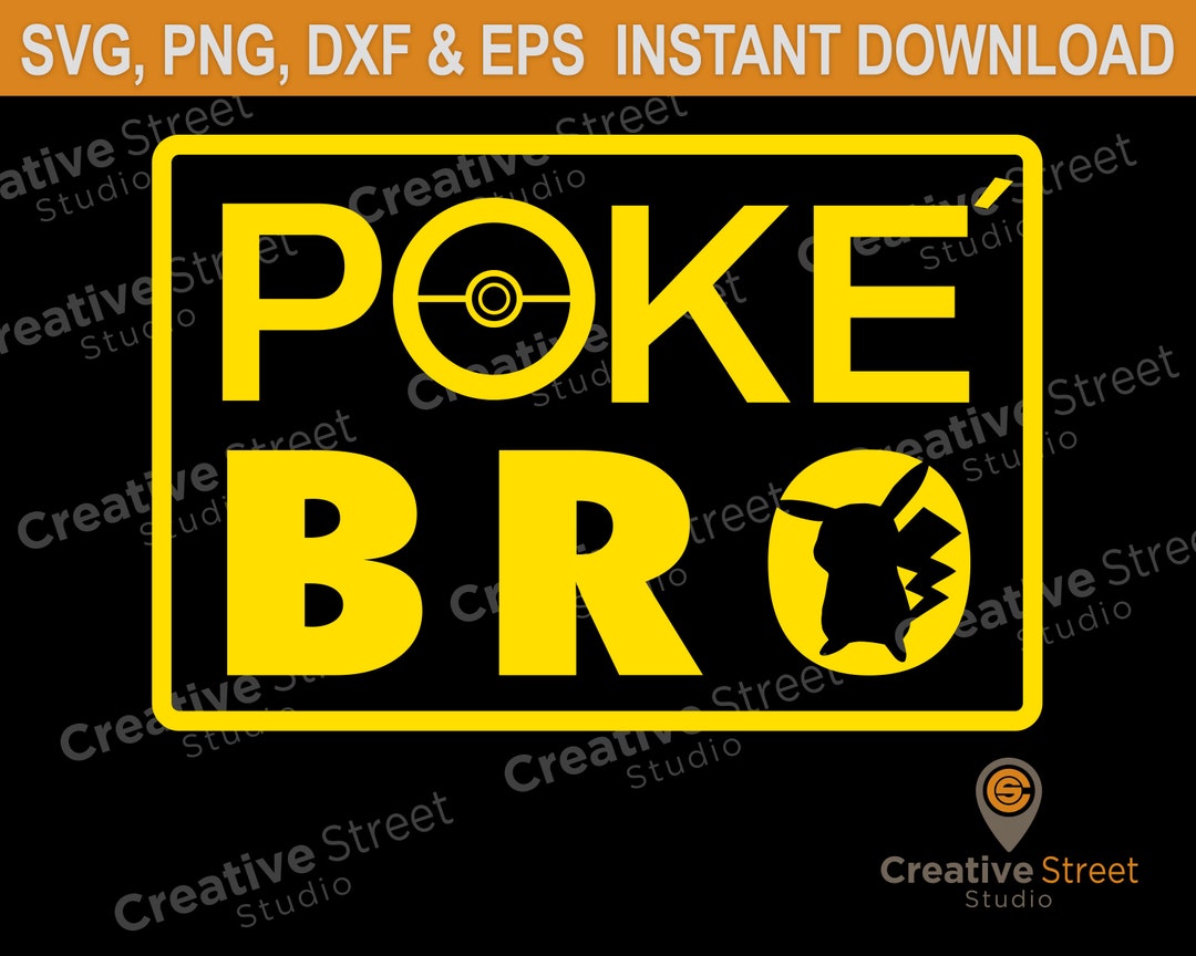 Poke'bro SVG & PNG Clipart ***instant Download*** - Etsy