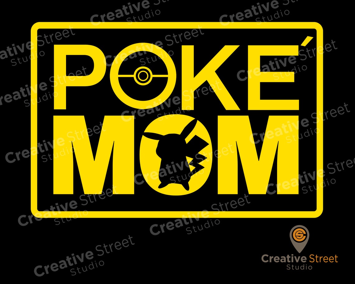 Poke'mom SVG & PNG Clipart instant Download - Etsy
