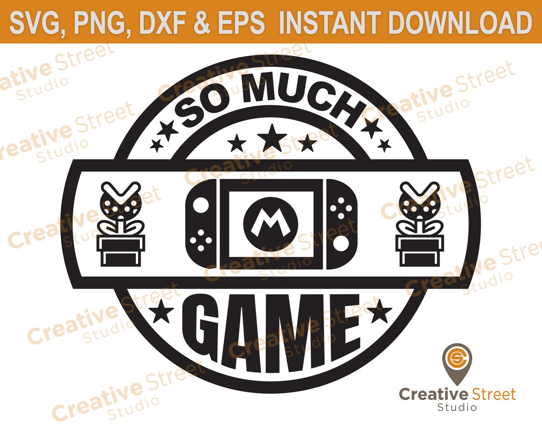 So Much Game SVG & PNG Clipart ***instant Download*** - Etsy