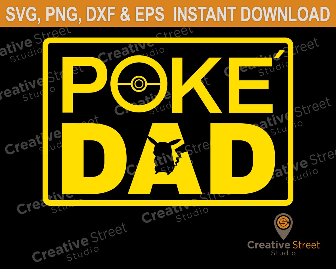Poke' Dad SVG & PNG Clipart ***instant Download*** - Etsy