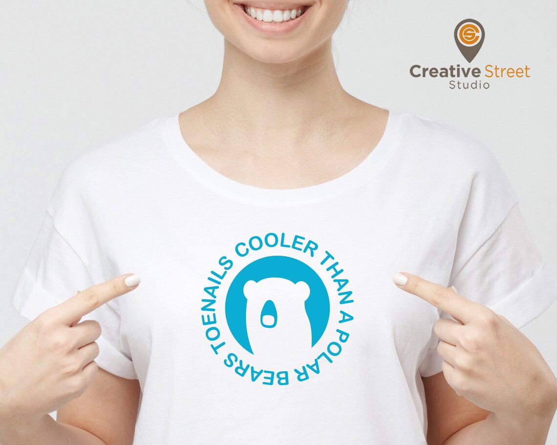 Cooler Than a Polar Bears Toenails SVG & PNG Clipart ***instant ...