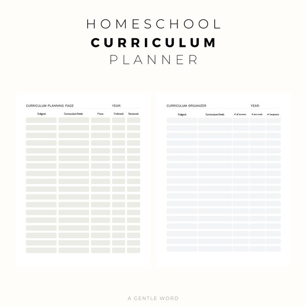 Curriculum - Etsy