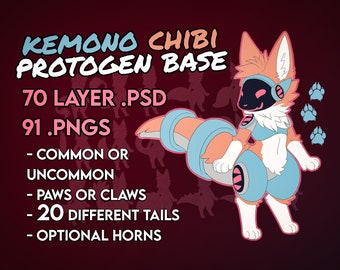 Protogen Plushie - Etsy