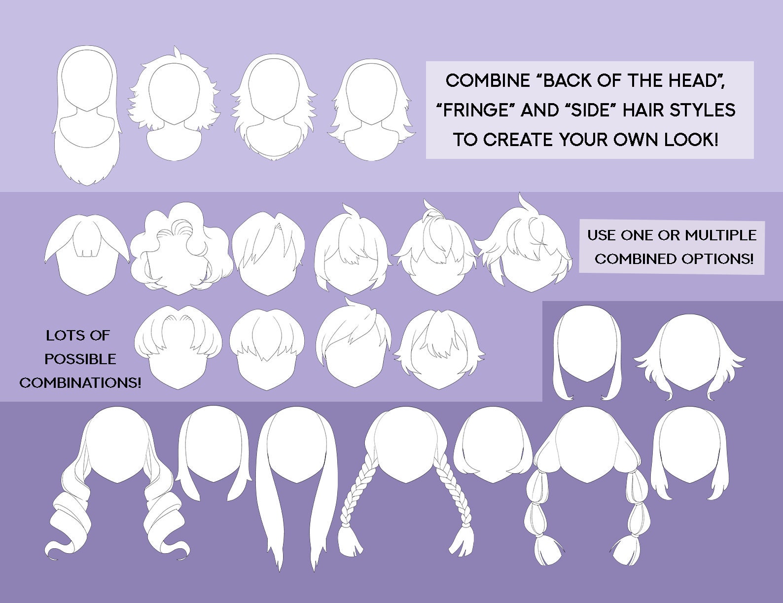 Kigurumi / Kemono Fursuit Mask LINEART BASE KIT [.psd] - Etsy