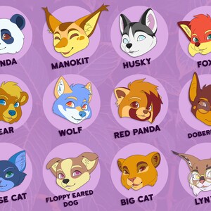 13 Species Furry Reference Sheet Base Kit [.psd File] - Etsy