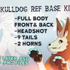 Protogen Furry Reference Sheet / Adoptable Base Kit - Etsy
