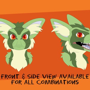 Dinosaur/ Dino Mask Reference Sheet Lineart Base [.psd File] - Etsy
