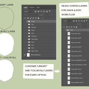 Kigurumi / Kemono Fursuit Mask LINEART BASE KIT [.psd] - Etsy
