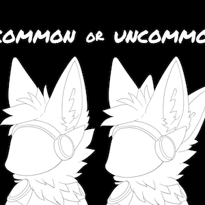 Kemono Chibi Protogen Lineart Base Kit [.PSD and .PNG Files] - Etsy