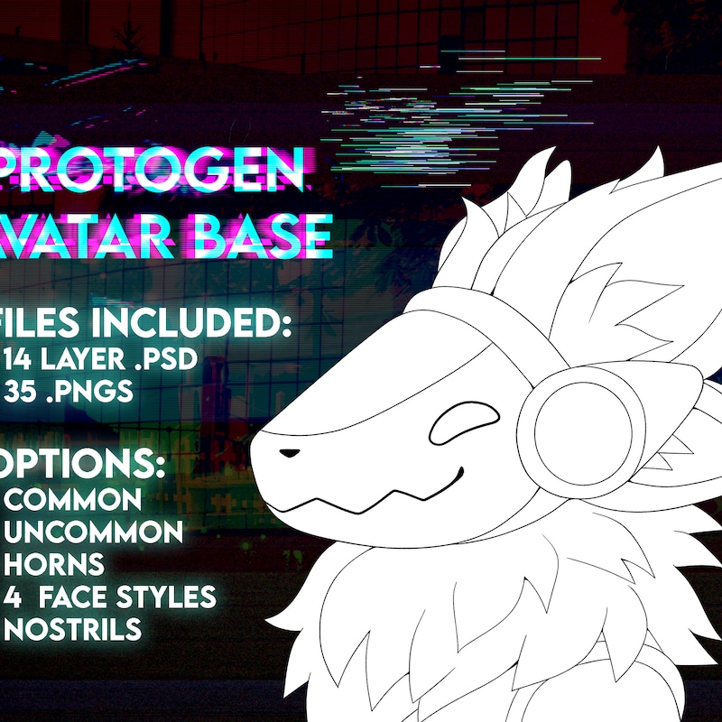 Protogen Visor - Etsy