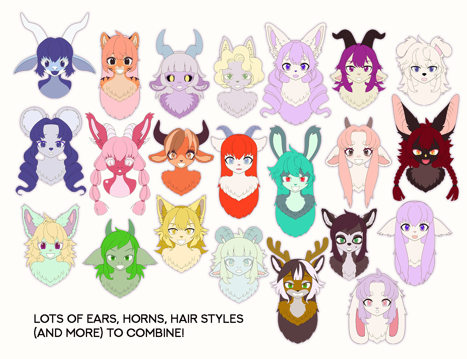 Kigurumi / Kemono Fursuit Mask LINEART BASE KIT [.psd] - Etsy