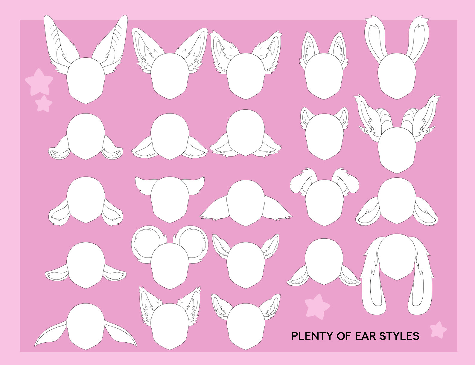 Kigurumi / Kemono Fursuit Mask LINEART BASE KIT [.psd] - Etsy