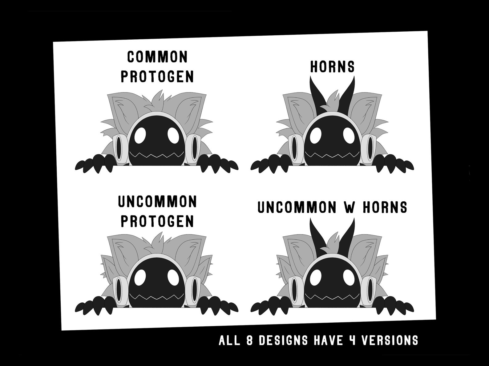 Digital Protogen Furry Lineart Bases for Telegram Stickers / Emojis ...