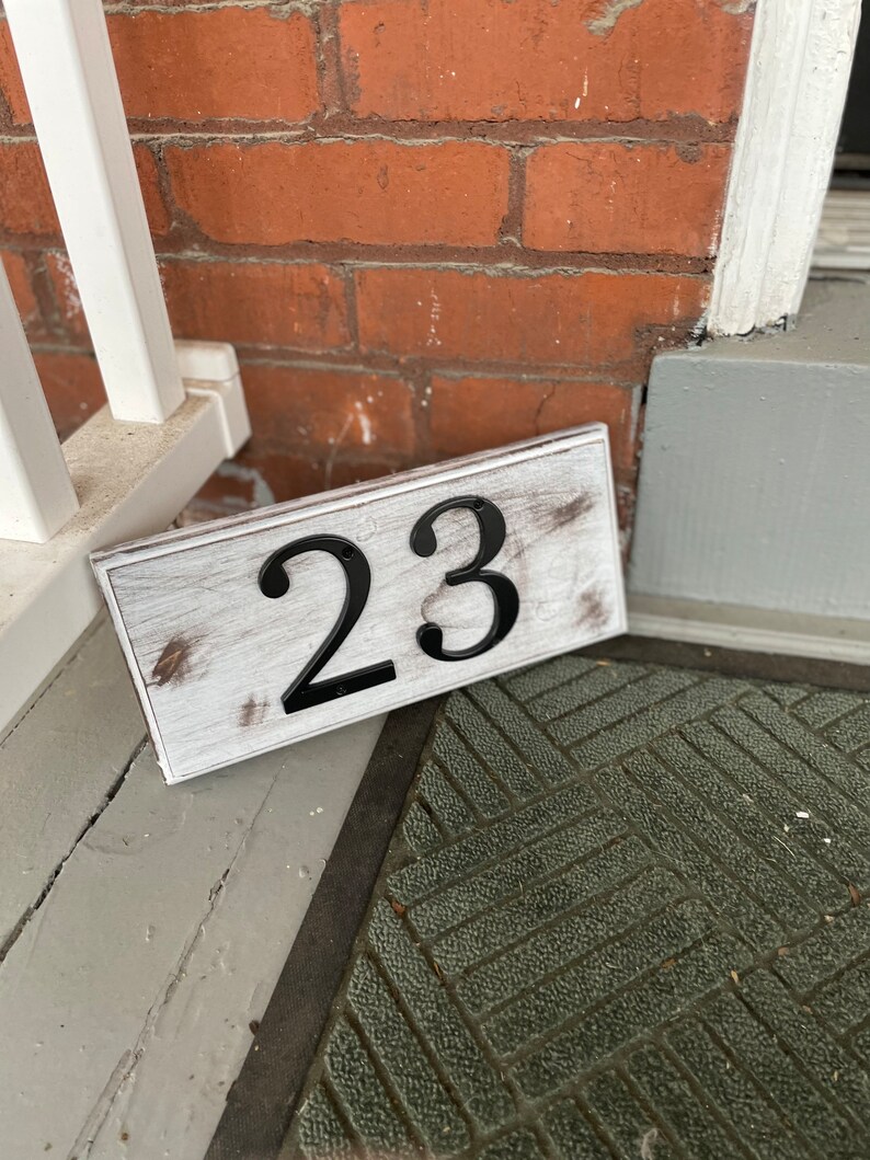 Home Address Sign Custom Wooden Sign Customized Farmhouse Address House ...