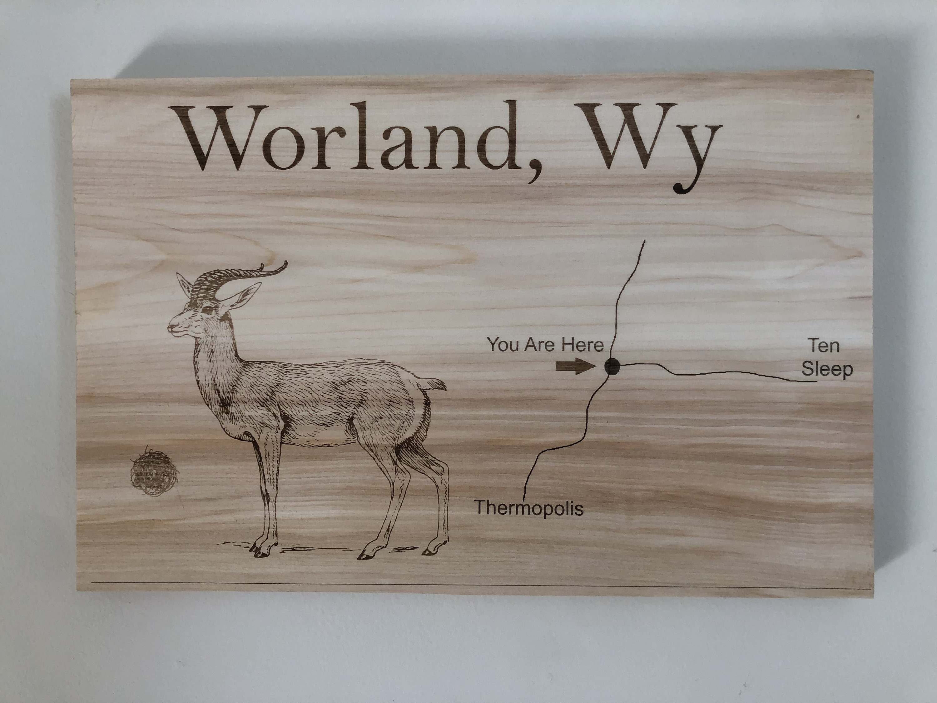 Custom City Map, You Are Here Town Sign, Custom Geography, Shows Area ...