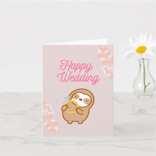 Sloth Wedding - Etsy