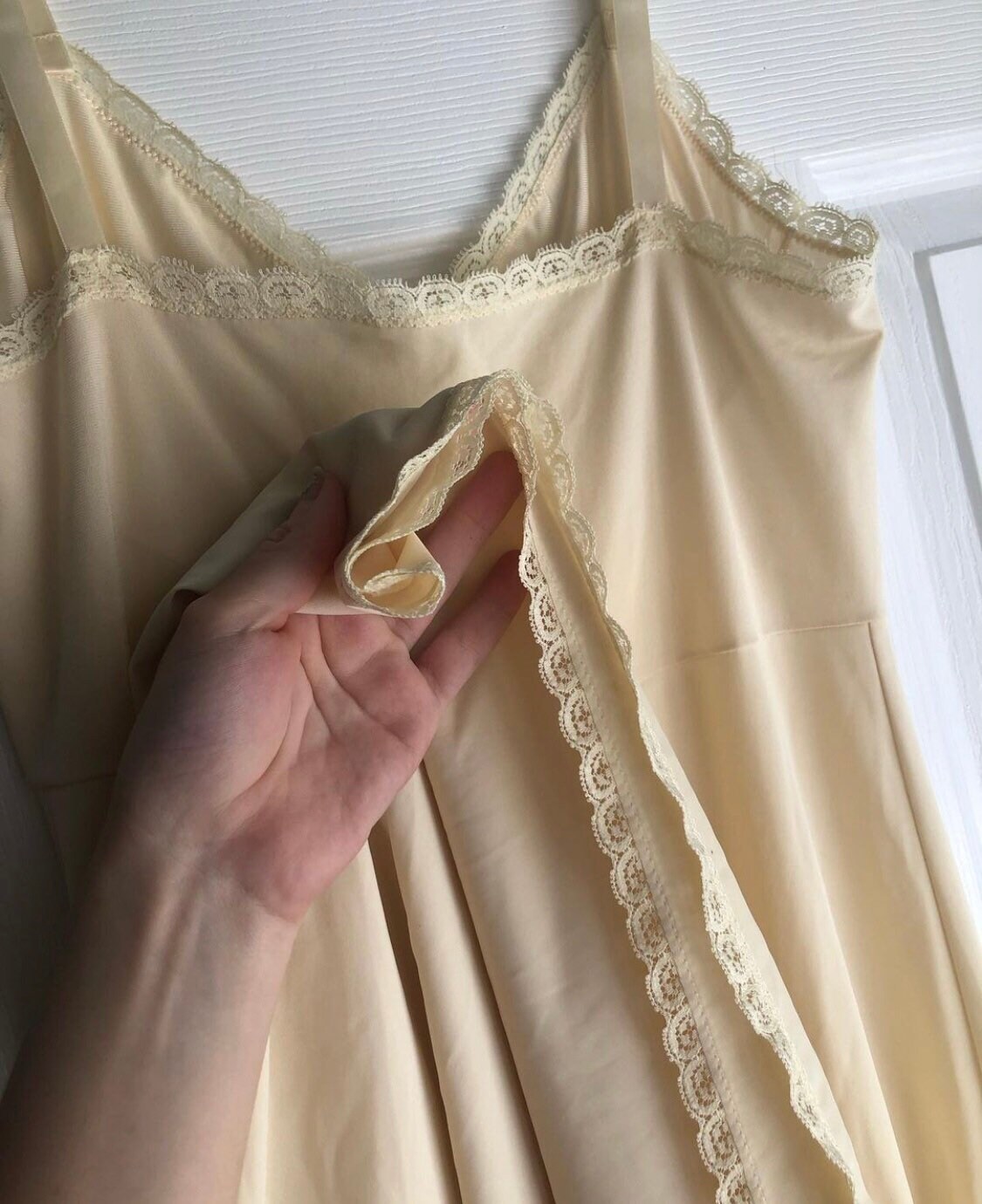 Vintage Lace Trimmed Slip - Etsy