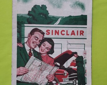 Sinclair Road Map - Etsy