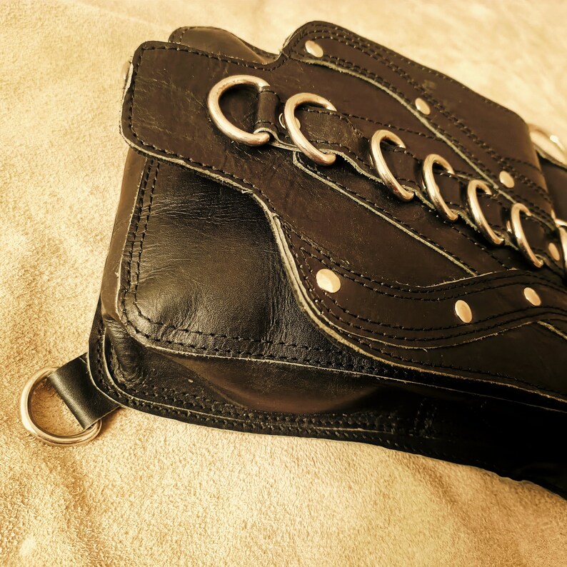 Handmade Leather Belt Pouch Hip Bag Leather Utility Pocket Belt ...