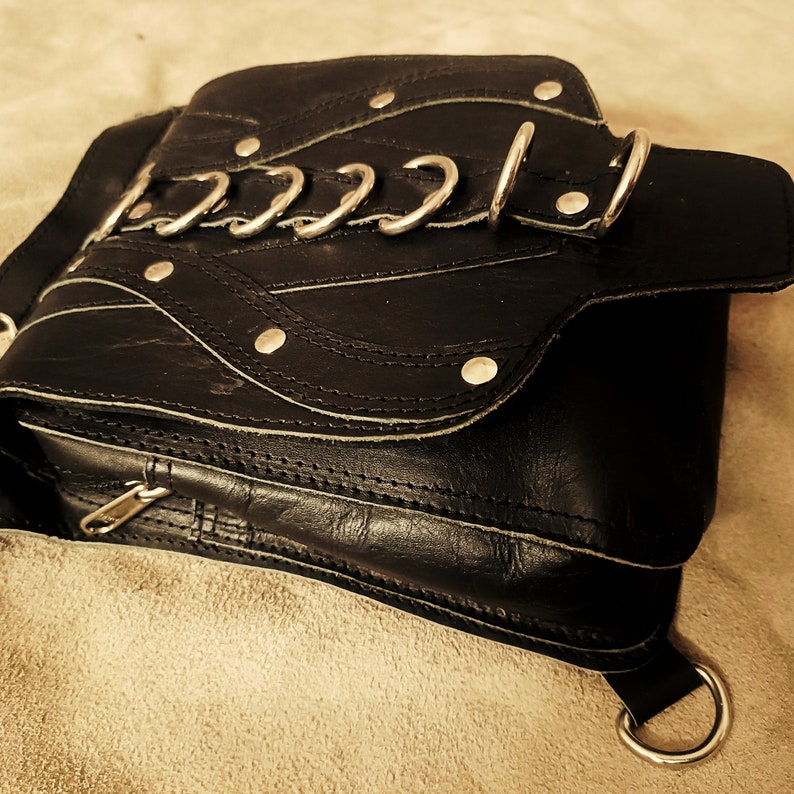 Handmade Leather Belt Pouch Hip Bag Leather Utility Pocket Belt ...