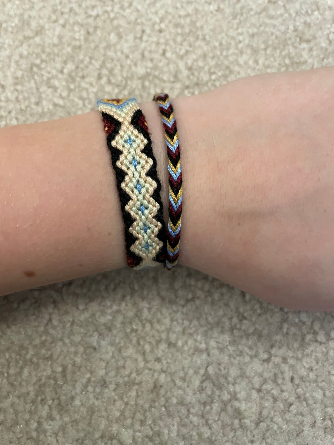 Two Friendship Bracelets That Go Together - Etsy