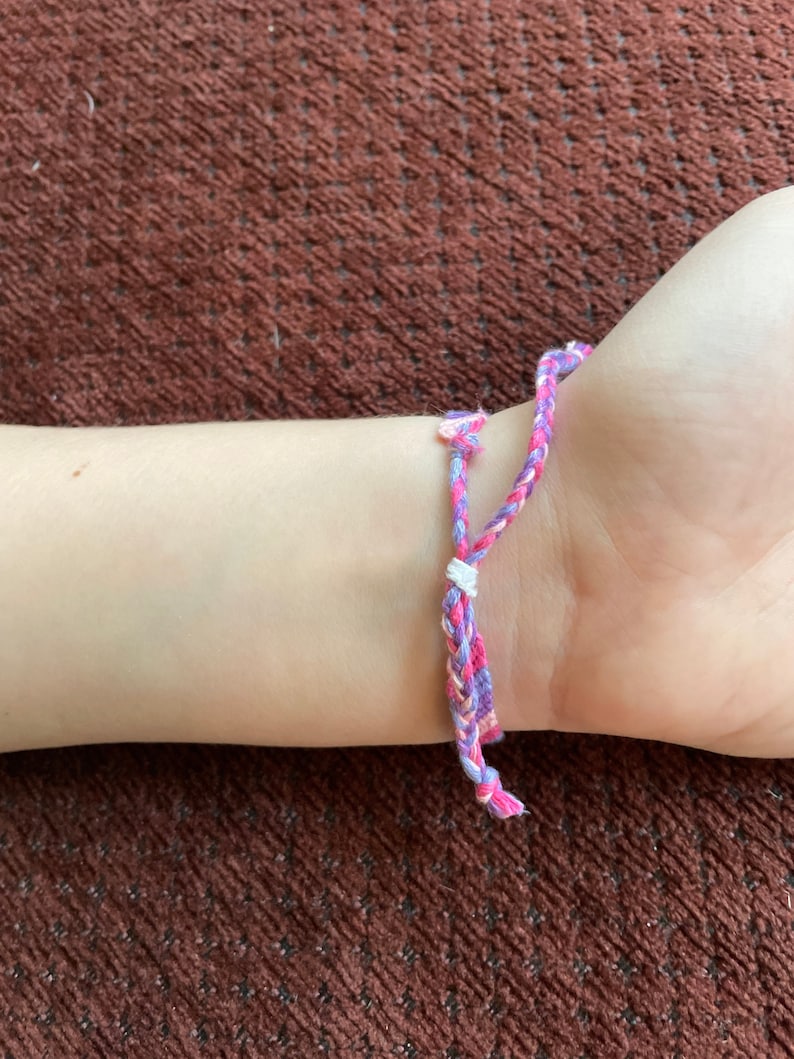 Candy Stripe Friendship Bracelet - Etsy