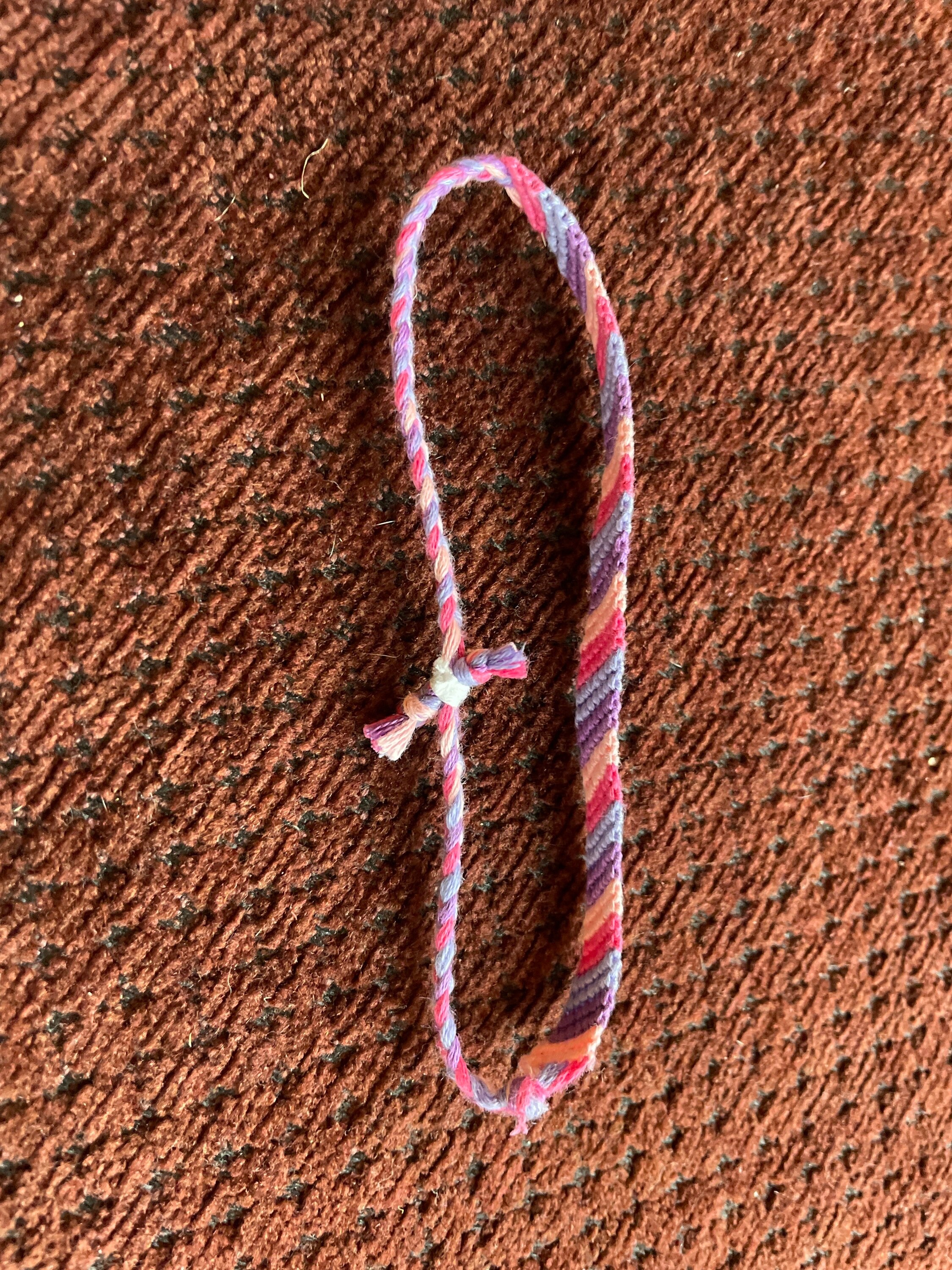 Candy Stripe Friendship Bracelet - Etsy