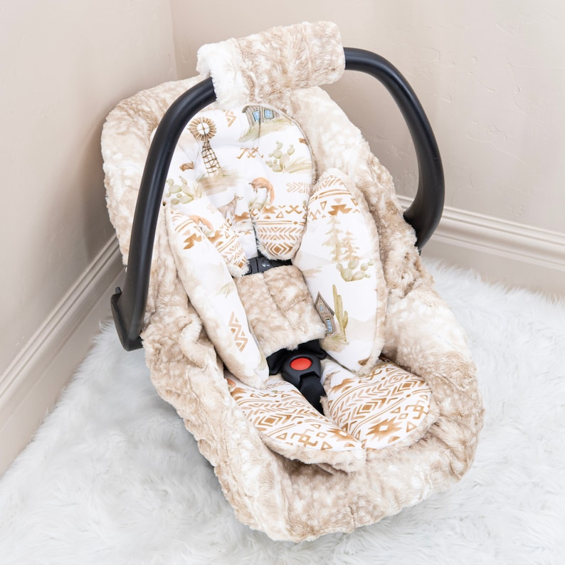 Wild West Coyotes Baby Boy Car Seat Insert Cushion Accessories - Etsy