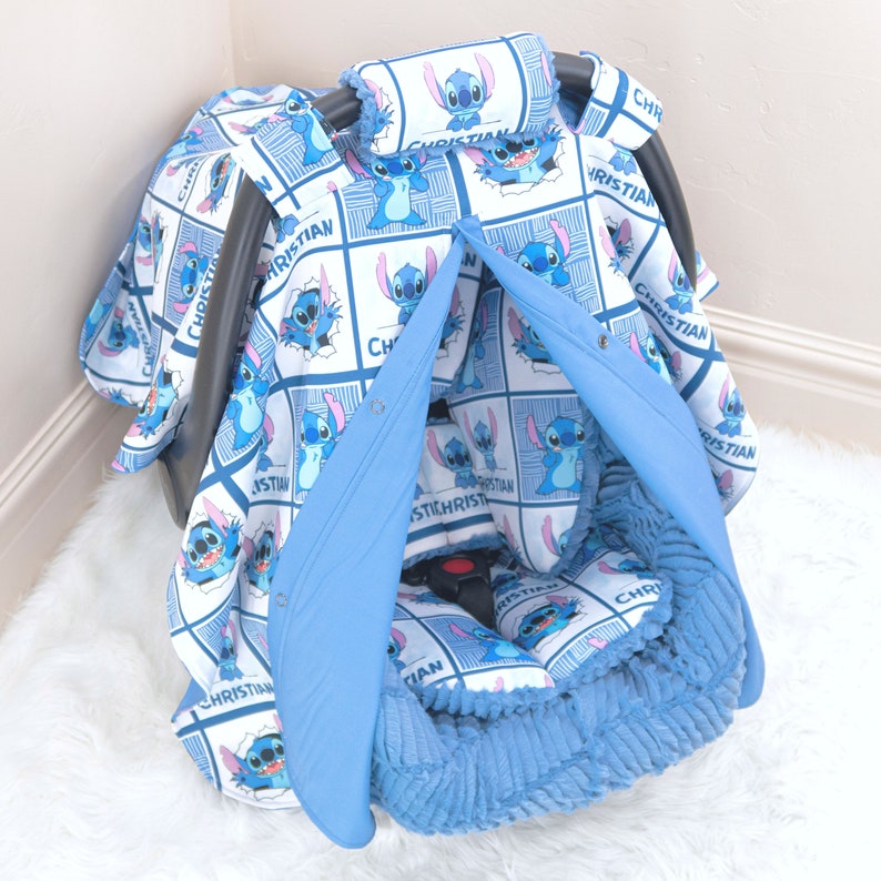 Lilo & Stitch Baby Boy Car Seat Accessories Bundle Set - Etsy
