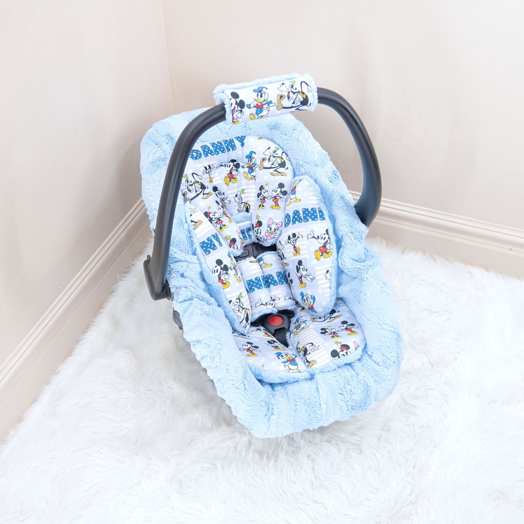 Mickey Mouse & Friends Baby Boy Car Seat Insert Cushion Accessories ...