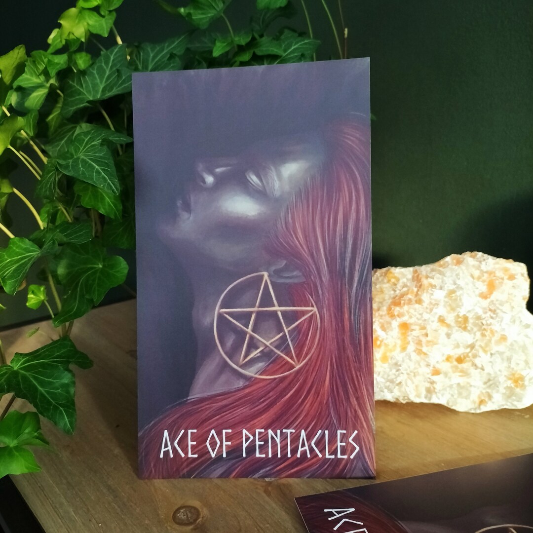 Loki Ace of Pentacles - Deity Altar Art Print - Norse God - Trickster ...