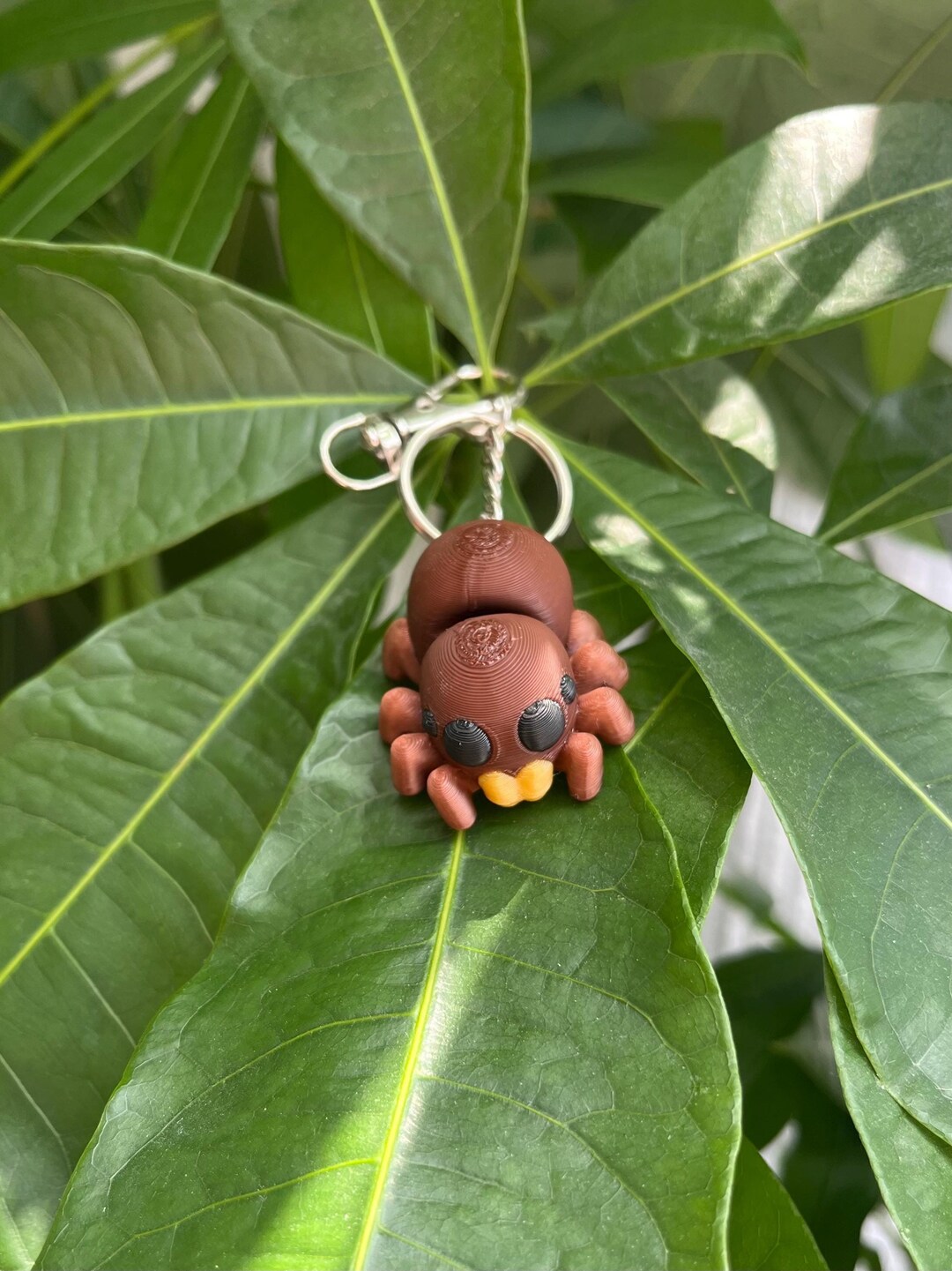 Floppy Spider Keychain 3D Printed Keychain Spider Accessory Bag Charm ...