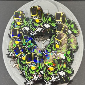 3D Printed MIG Welder Keychain – Green With Gold and Black Accents ...