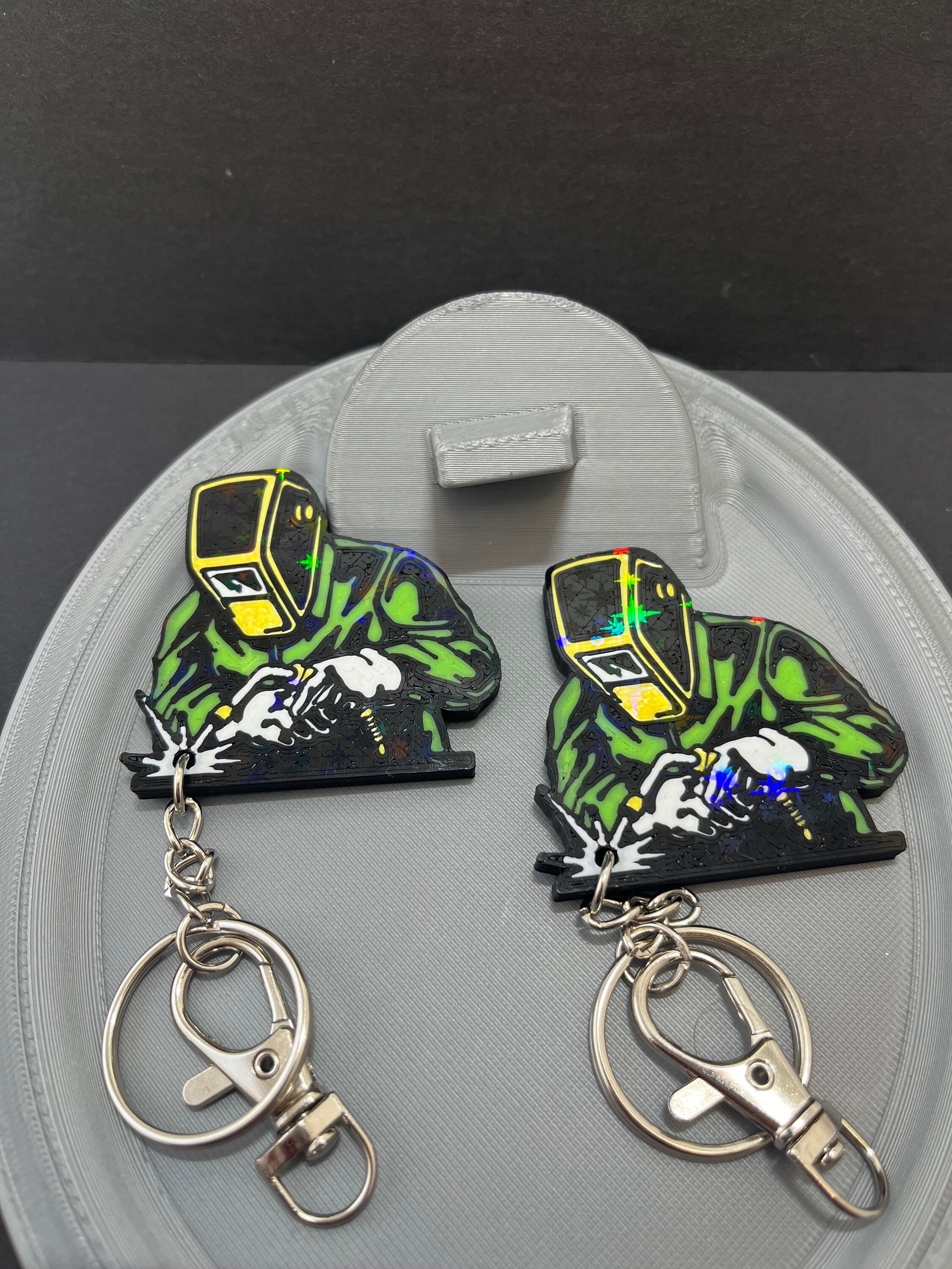 Green MIG Welder Keychain 3D Printed Keychain Welder Gift MIG Welding ...
