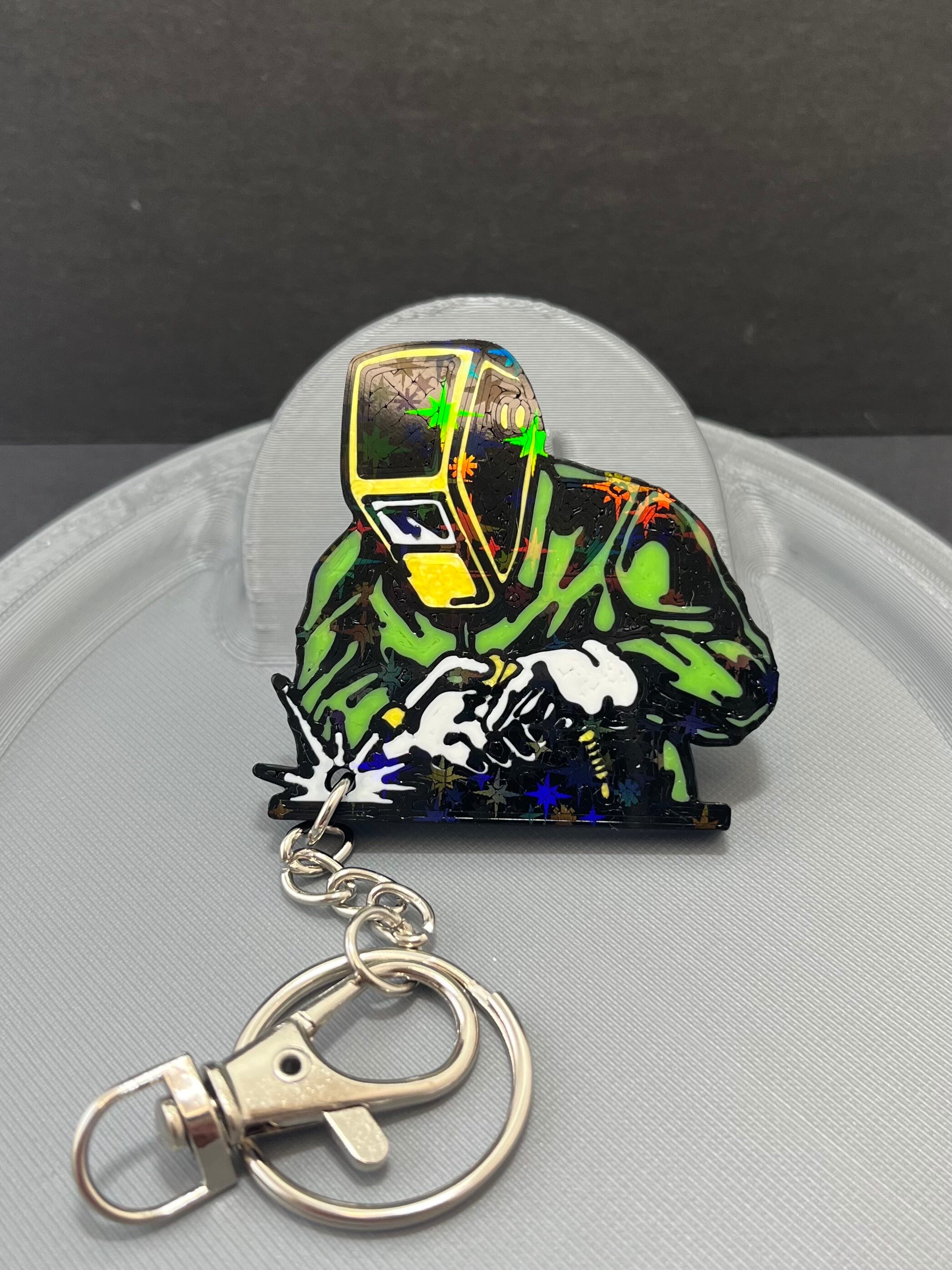 Green MIG Welder Keychain 3D Printed Keychain Welder Gift MIG Welding ...