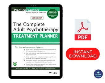 The Adult Treatment Planner - Etsy