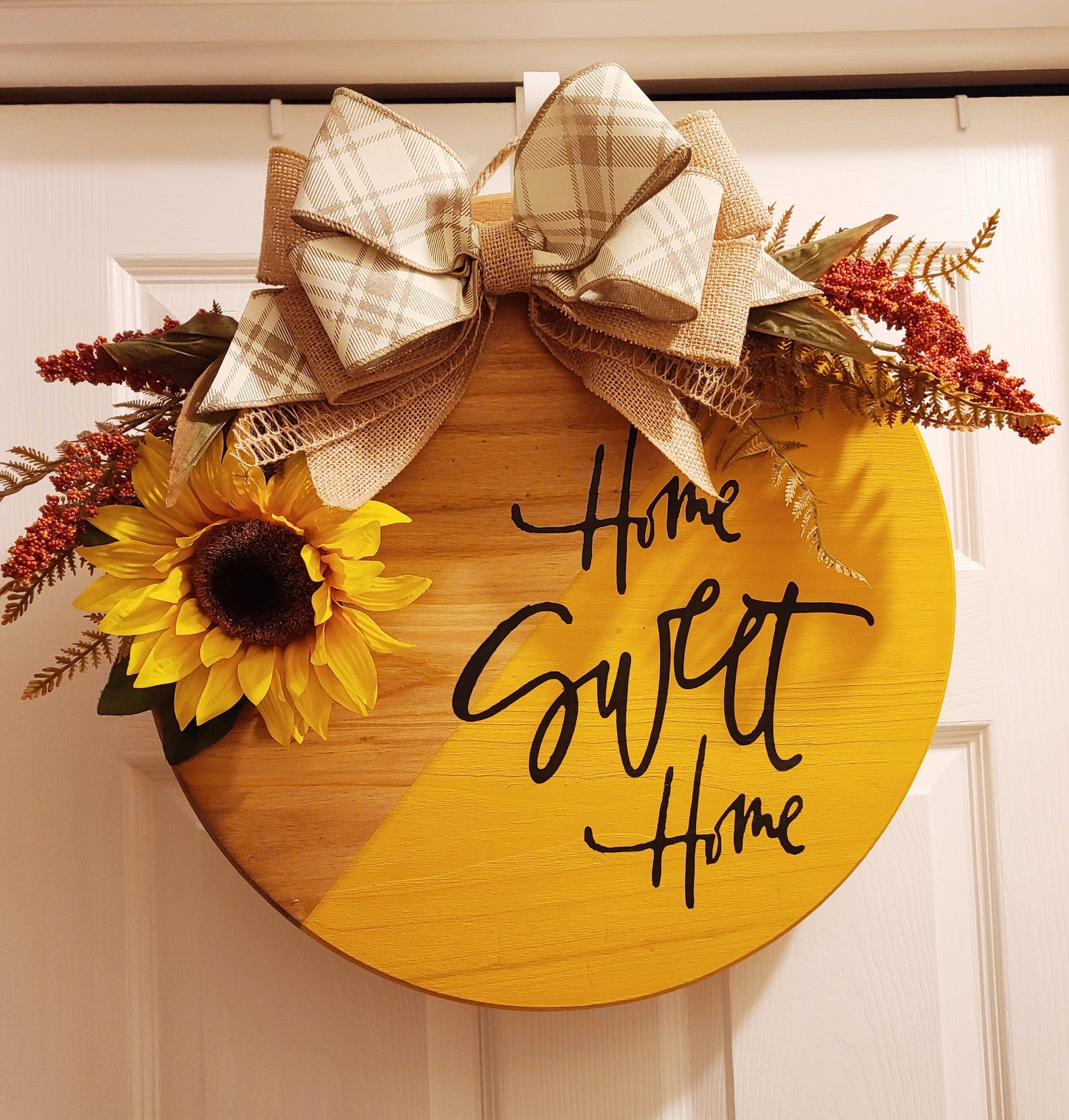Round Signs Front Door Home Decor - Etsy