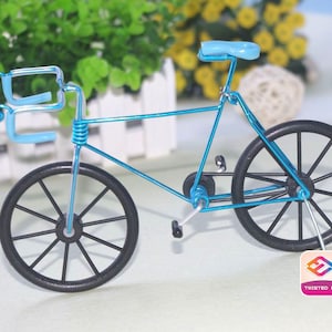 Miniature Bicycle, Mini Race Bike With Extreme Details, Unique Gift for ...