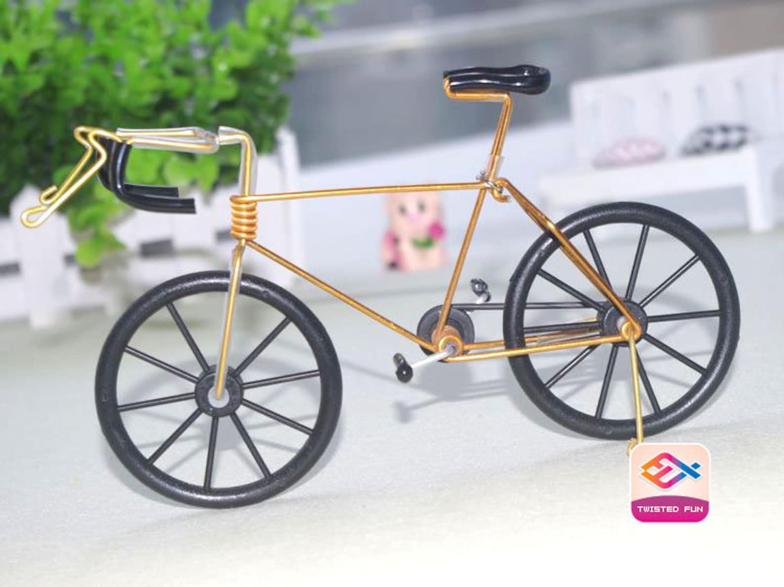 Miniature Bicycle, Mini Race Bike With Extreme Details, Unique Gift for ...