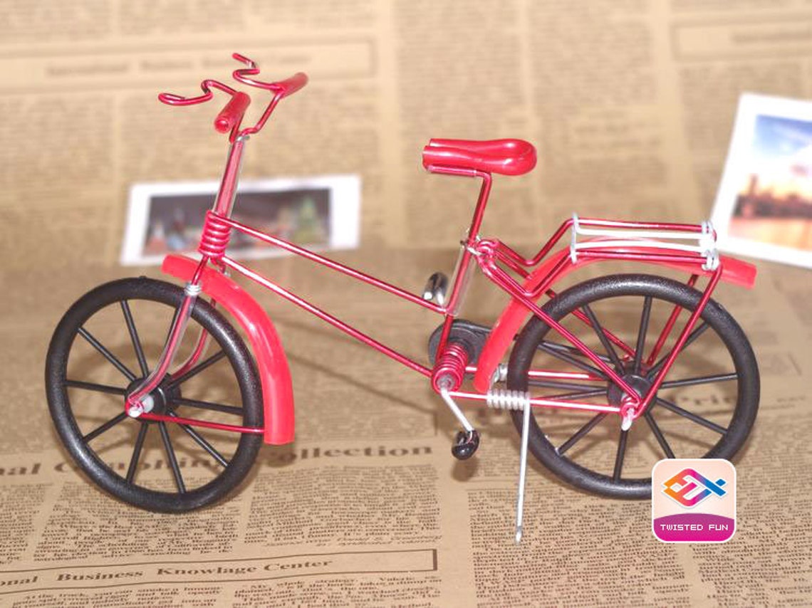 Miniature Bicycle Made From Wire With Extreme Details Unique | Etsy