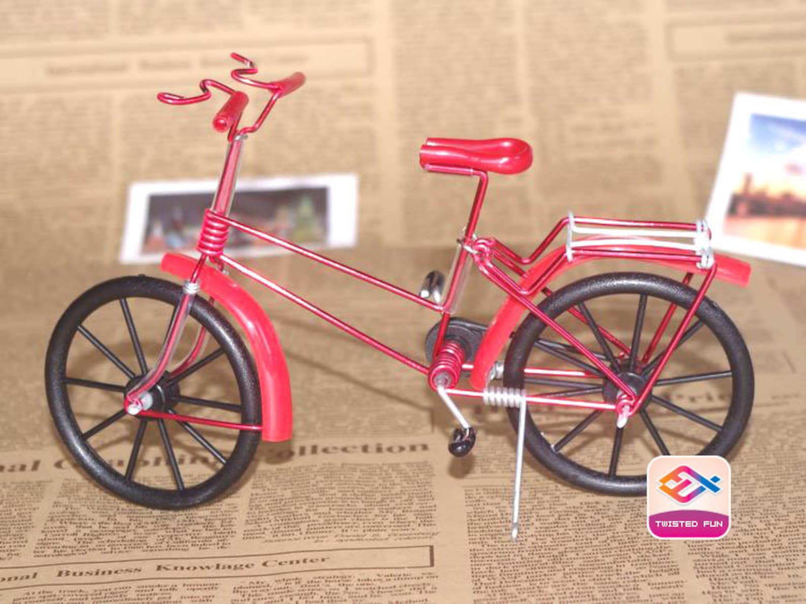 Miniature Bicycle Made From Wire With Extreme Details, Unique Gift for ...