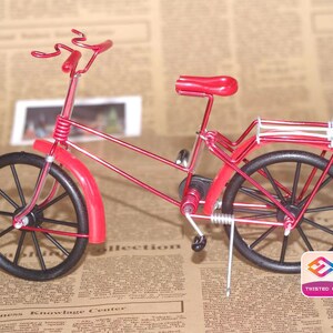Miniature Bicycle Made From Wire With Extreme Details, Unique Gift for ...
