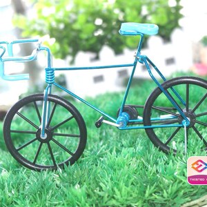 Miniature Bicycle, Mini Race Bike With Extreme Details, Unique Gift for ...
