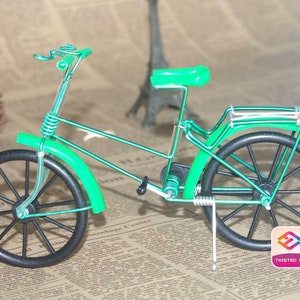 Miniature Bicycle Made From Wire With Extreme Details, Unique Gift for ...