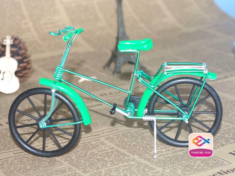 Miniature Bicycle Made From Wire With Extreme Details, Unique Gift for ...