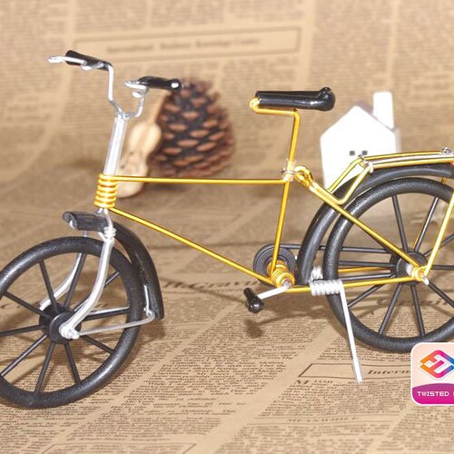 Miniature Bicycle Made From Wire With Extreme Details Unique - Etsy