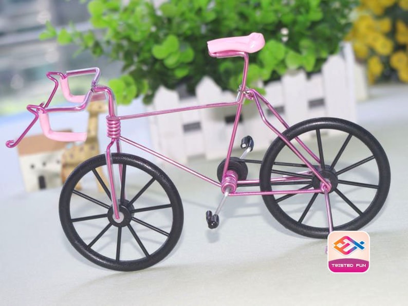 Miniature Bicycle, Mini Race Bike With Extreme Details, Unique Gift for ...