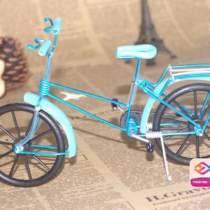Miniature Bicycle Made From Wire With Extreme Details, Unique Gift for ...
